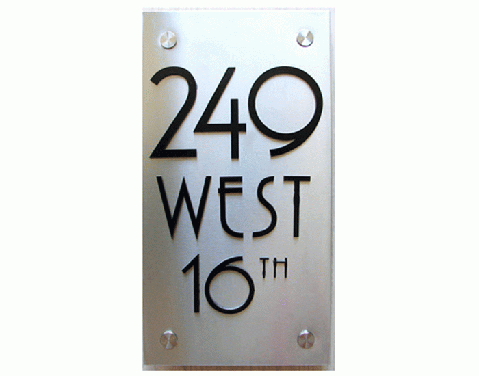 Contemporary Signs – Address Signage Company