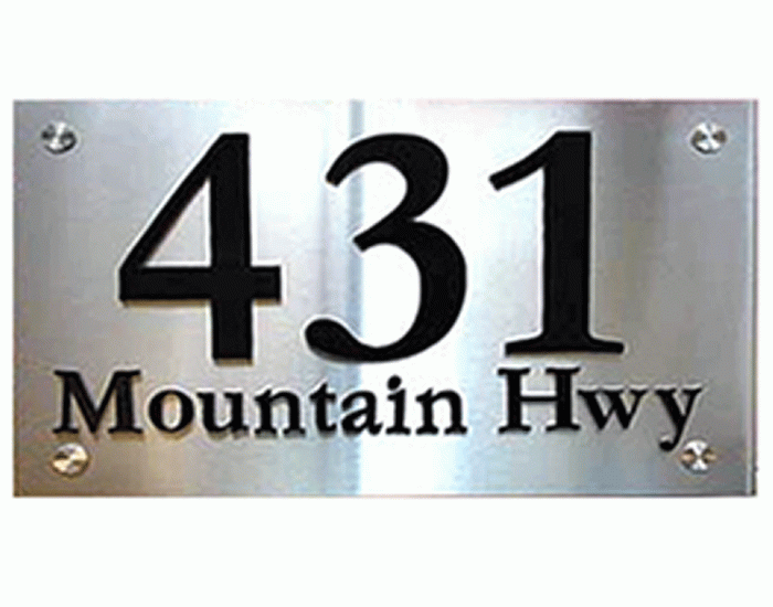 Contemporary Signs – Address Signage Company