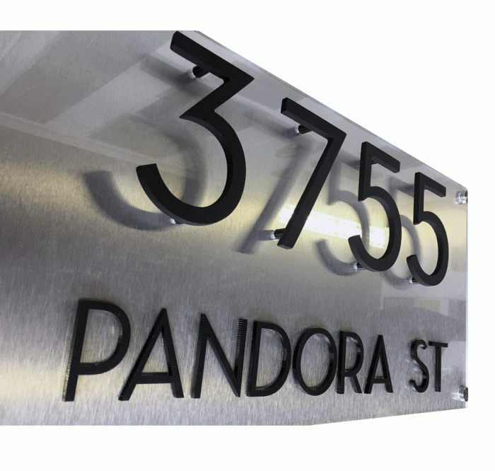 Contemporary Signs – Address Signage Company
