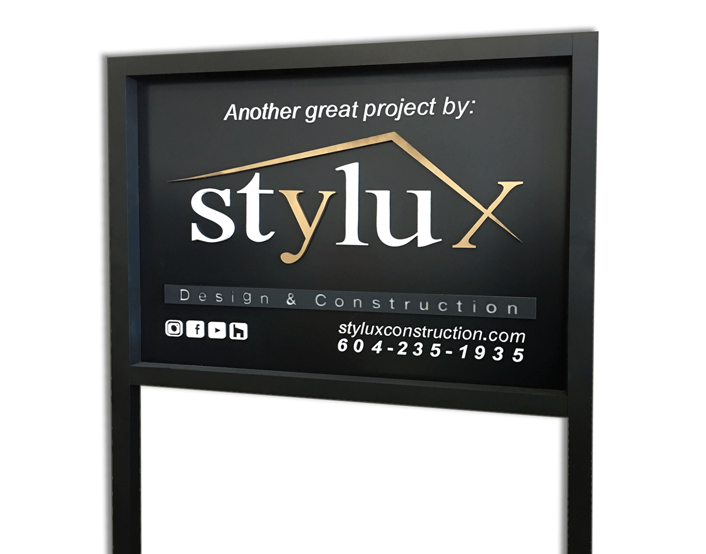 Office Post Sign - ASC