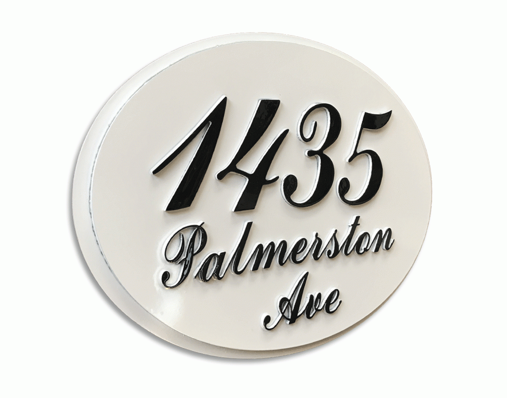 Classic Style Sign – Address Signage Company