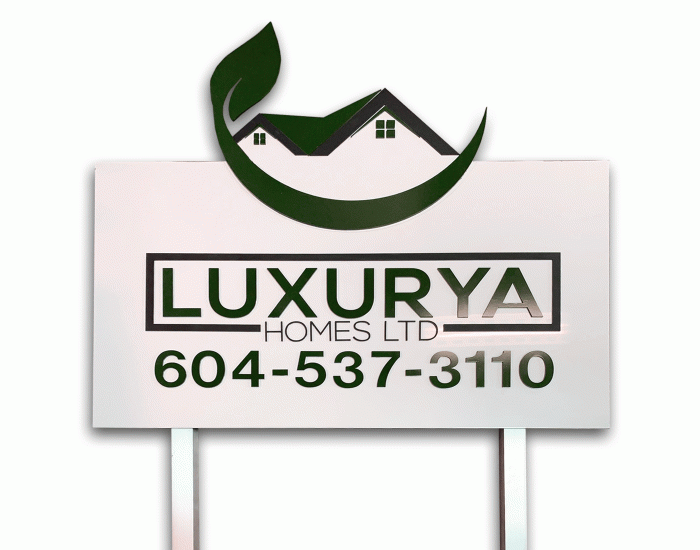 Luxury Construction Sign-01 – Address Signage Company