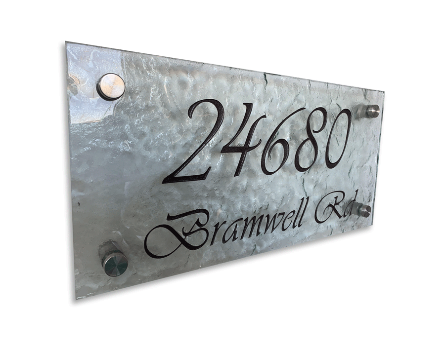 Signs and Fiber Laser Engraving Modern Projecting Sign Round Unique ...