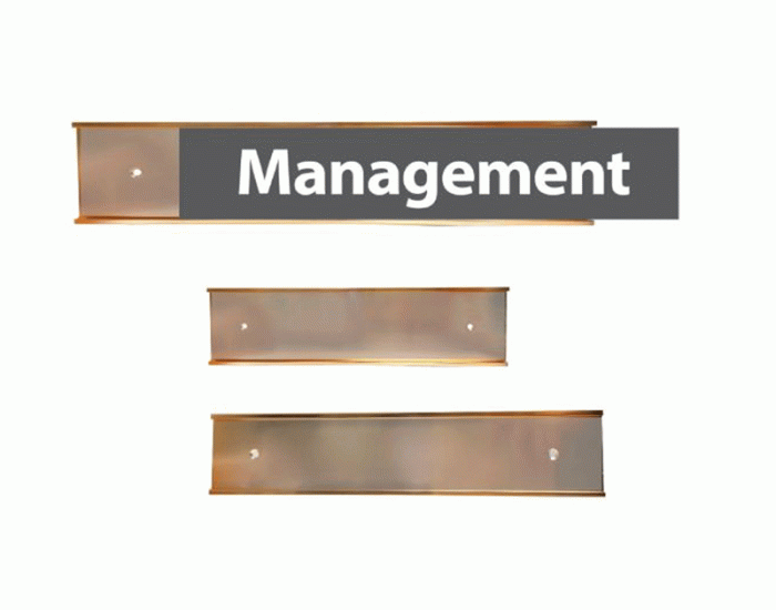 Countertop Channel Sign Holder - ASC